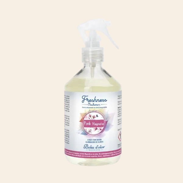 Spray textil eliminador de olores PINK MAGNOLIA 500ml – Boles D'Olor ...